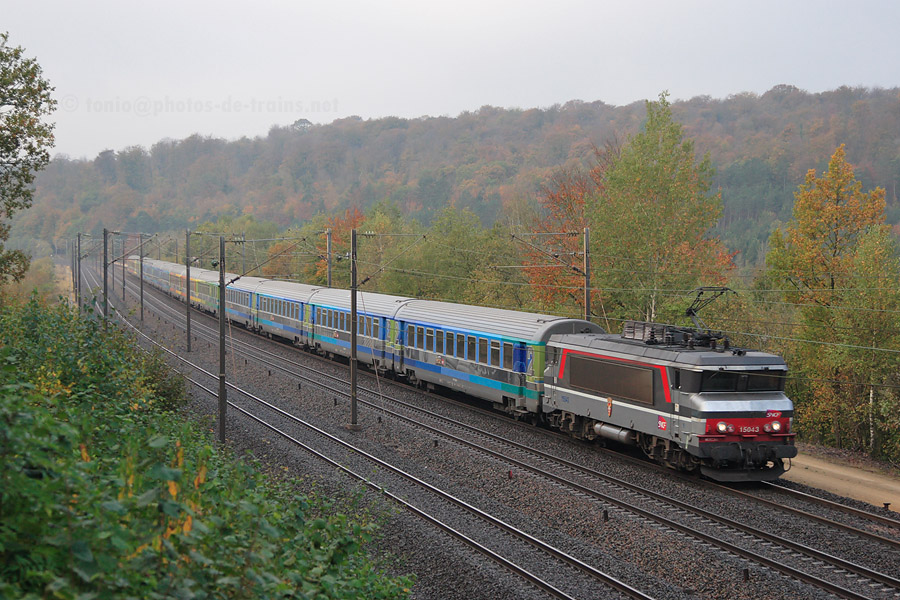 Photos-de-Trains.net :: BB 15043 et Corail TÃ©oz 1001 Paris - Strasbourg
